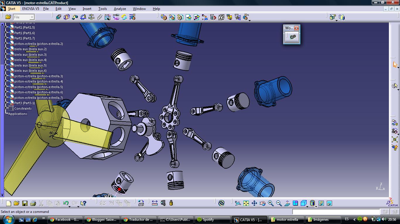 SaizerTEC: Star aircraft oil engine