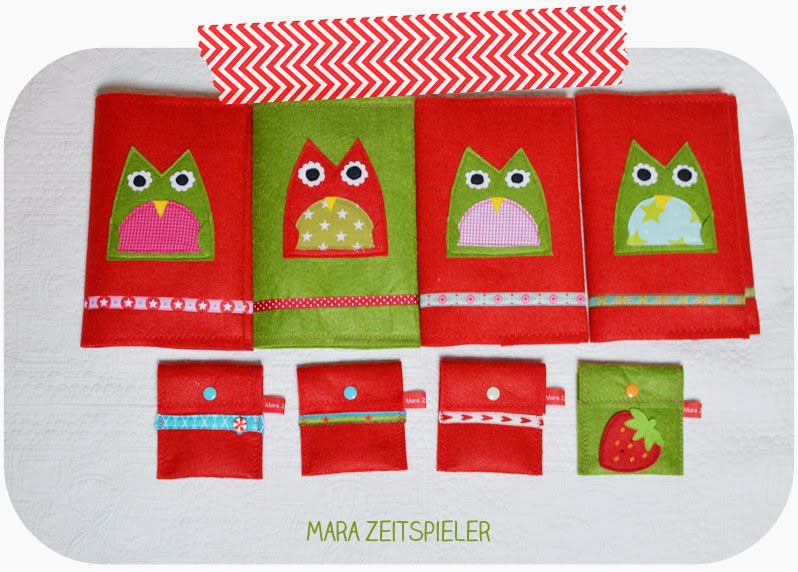 U-Heft-Hüllen mit Eulen ~ Mara Zeitspieler