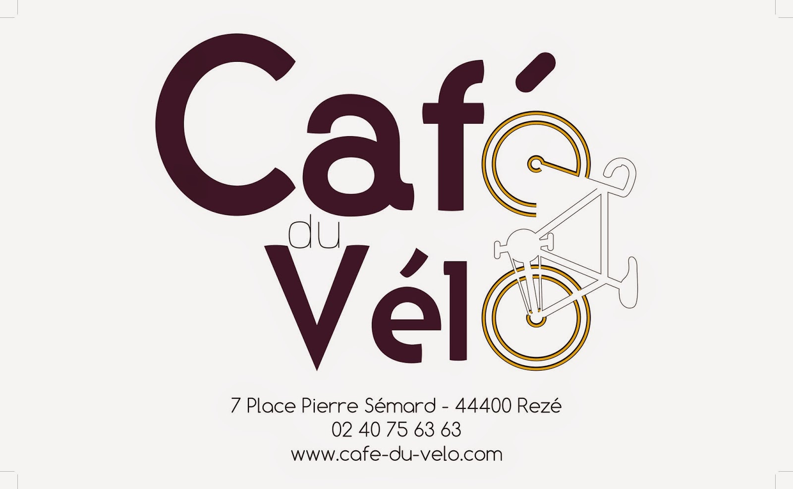 UCPR route: NOUVEAU LOGO DU CAFE DU VELO
