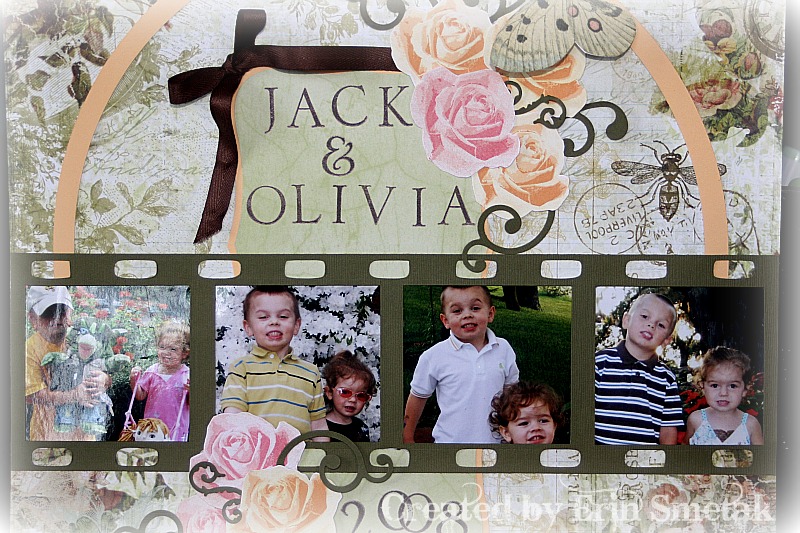 Erin's Craft Ideas: A scrapbook page done!