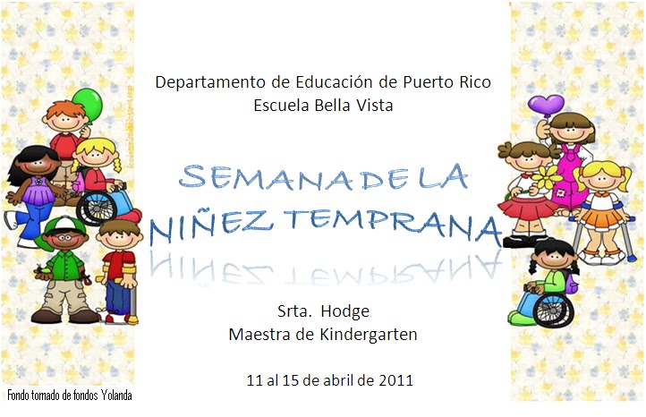 Bella Vista: Semana de la Niñez Temprana