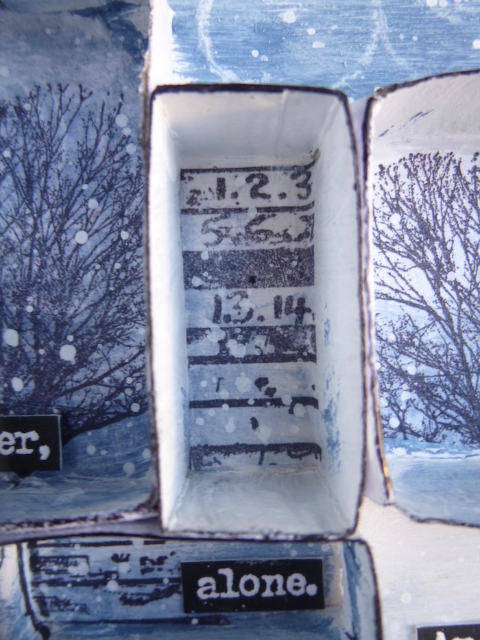 PaperArtsy: 2018 #21 Matchbox Art: Poetic Boxes with ESA {by Alison Bomber}