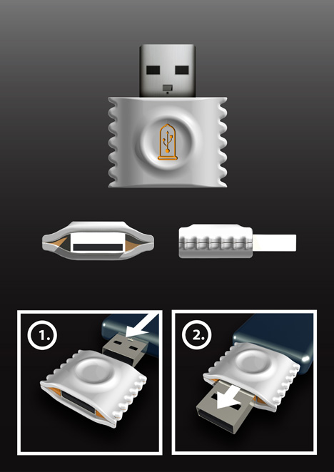 GOIW: Inilah USB Kondom Melindungi Data Anda Dari Virus