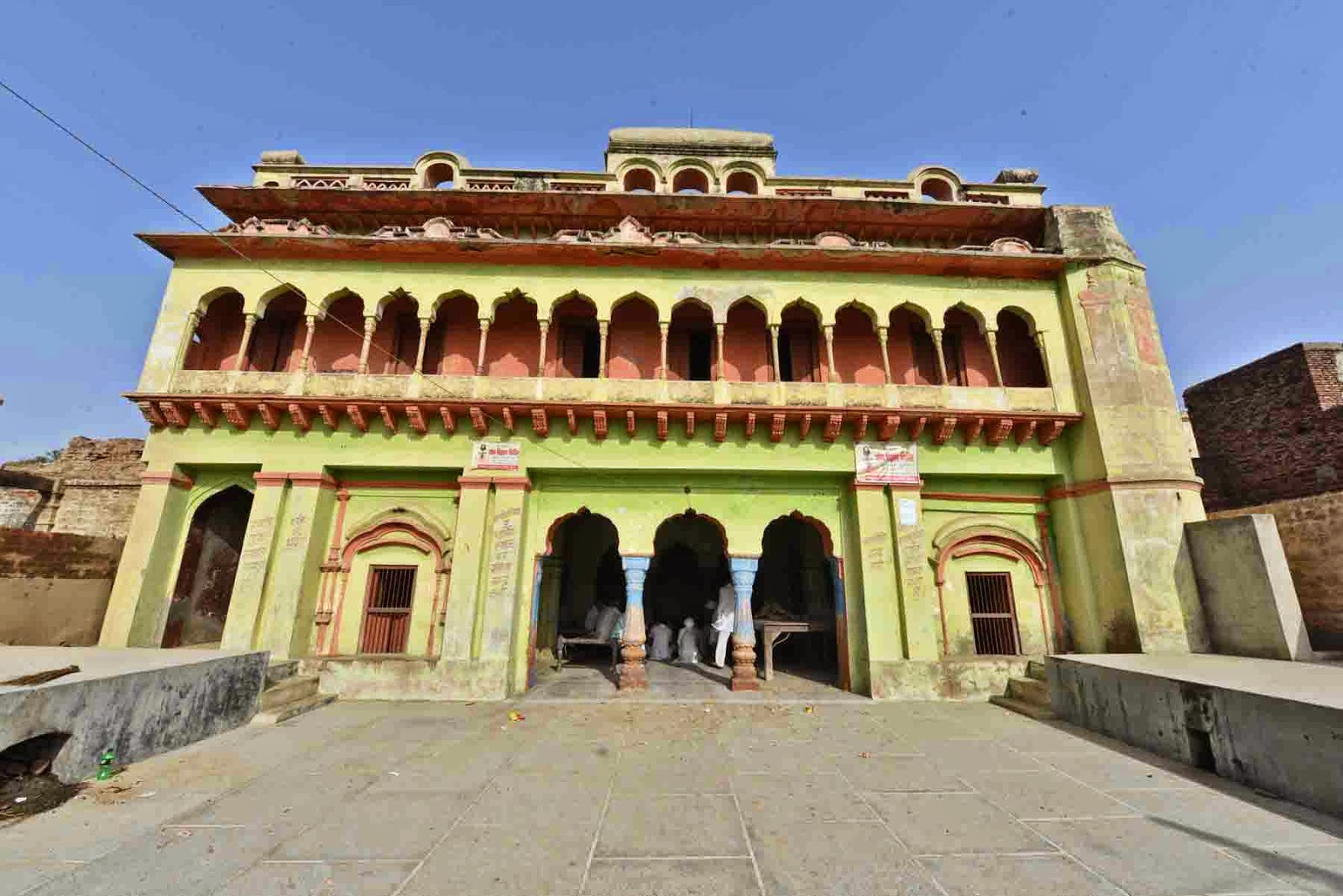 The lost art work in Chaupal of village Gamra (Hisar)