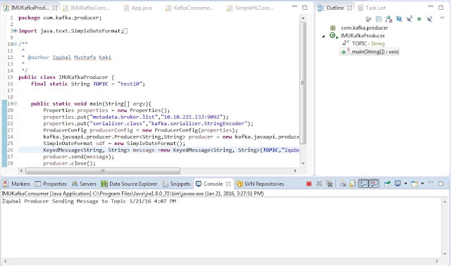 Technical Blogs Big Data Hadoop Java Apache Kafka Producer Consumer Real Time Java Project