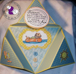 Purple Card Lady: Twisted Triangle Tutorial Card