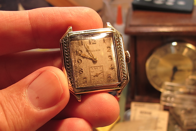 Vintage Hamilton Watch Restoration: 1931 Square B - Overhaul
