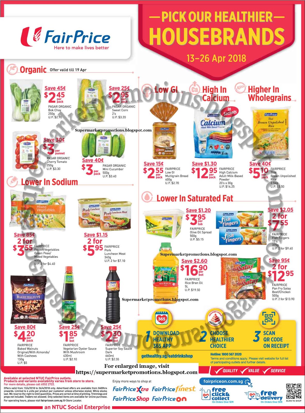 NTUC FairPrice Healthier Housebrands 13 - 26 April 2018 ~ Supermarket ...