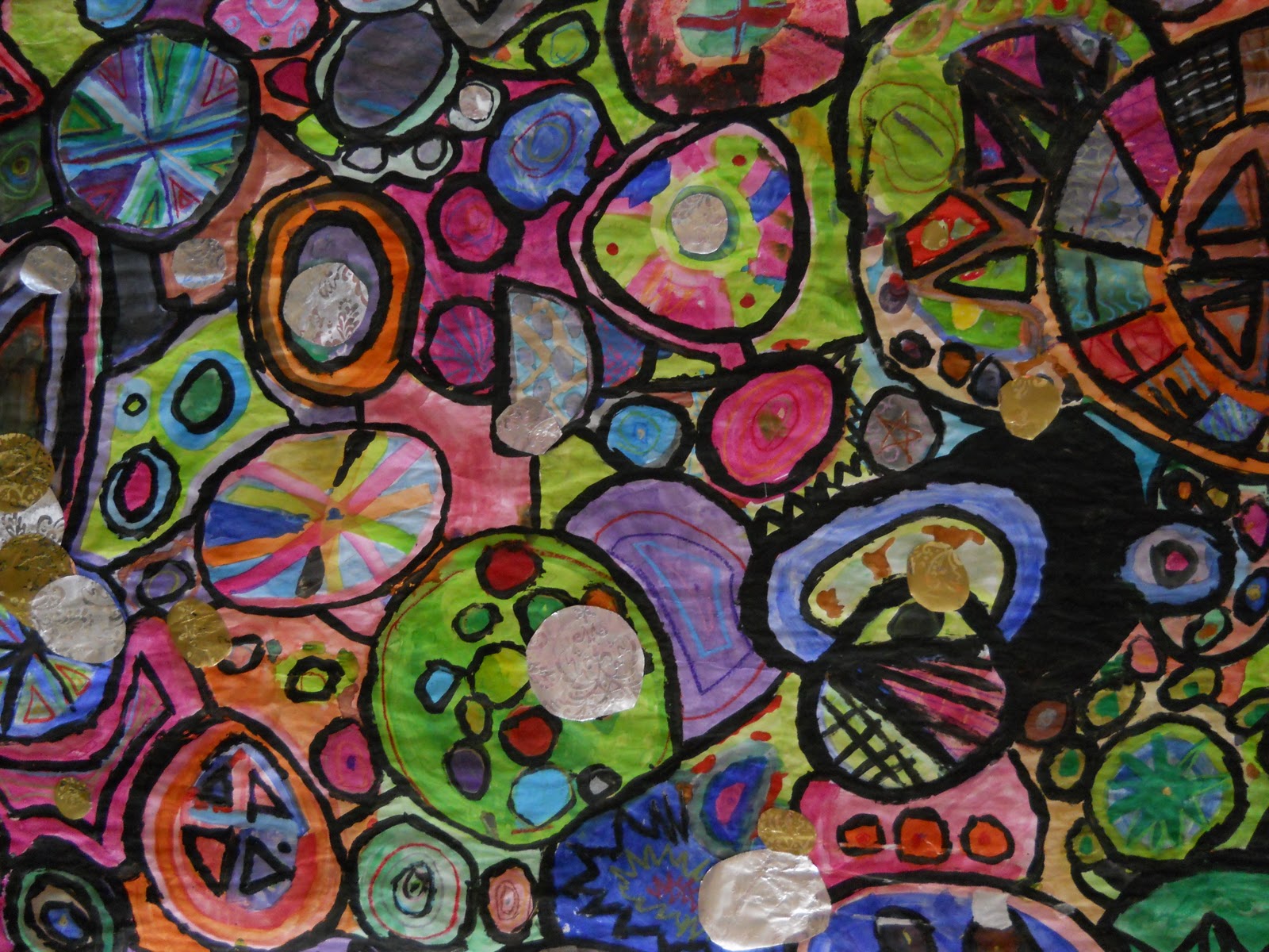 The Elementary Art Room!: Circle Paintings