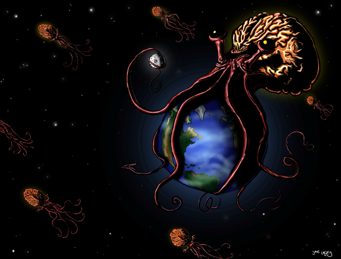 Jake LaGory- illustrator: Sittin' On Top of the World