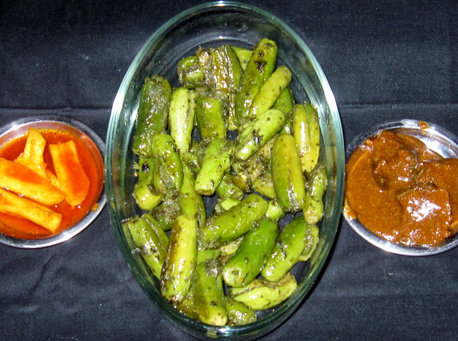 Sita's Ruchulu: Dondakaya kothimira karam kura