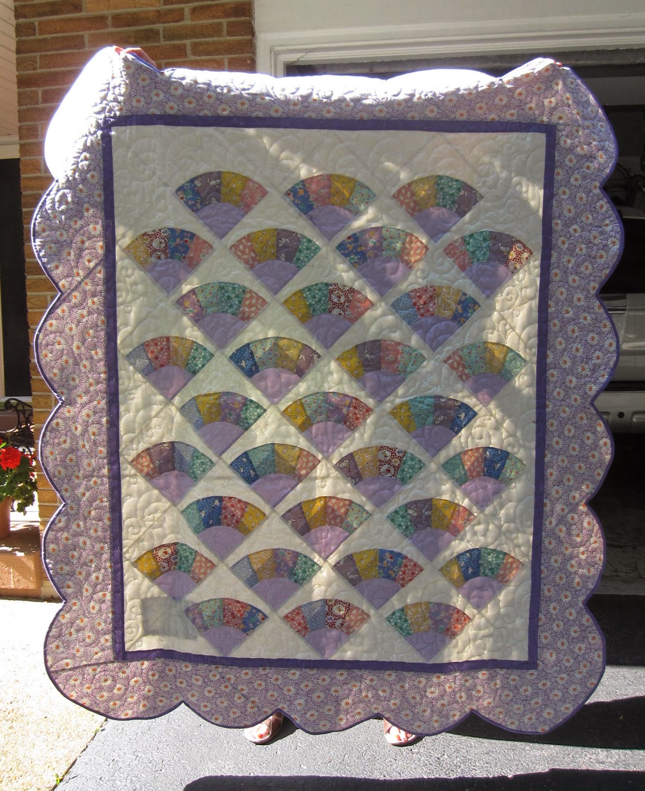 Quiltsmart Printed Interfacing: Brag Post- Quiltsmart Grandma's Fan