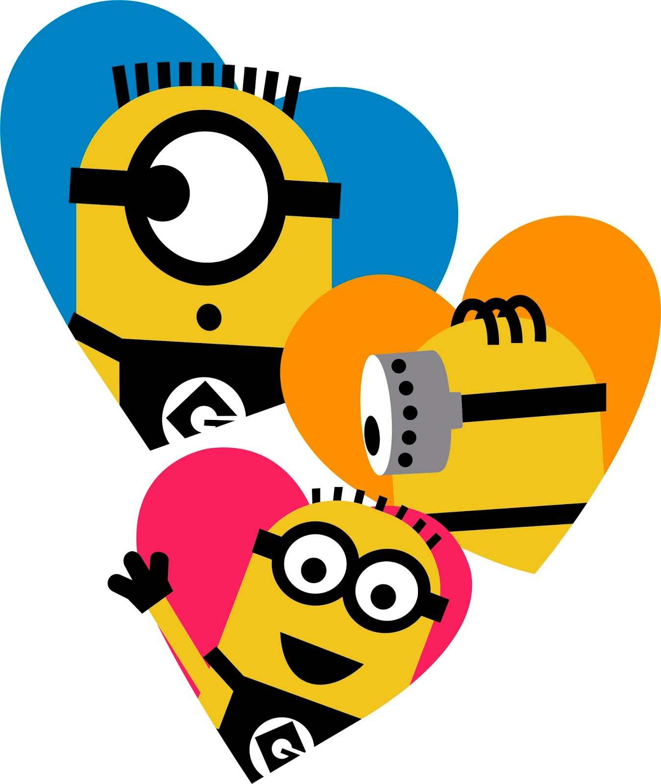 SUBLIMA FLORIPA: Artes para baixar - Coração dos Minions .CDR - Vetor