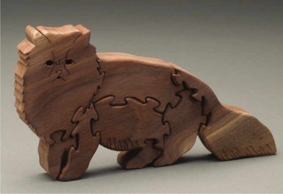 Selamat Datang dipusat Mainan Kayu: puzzle kayu kucing agora 3D (wood ...