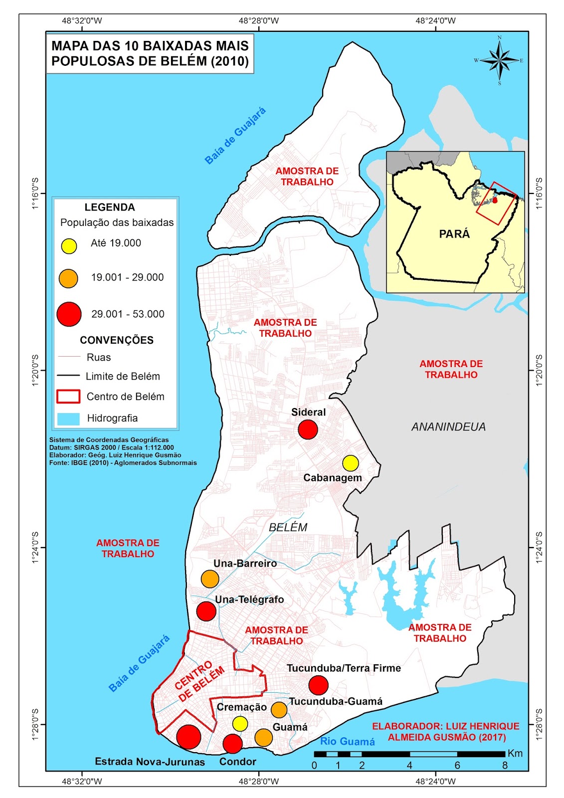 Geografia e Cartografia Digital de Belém (Pará): Freelancer em ...