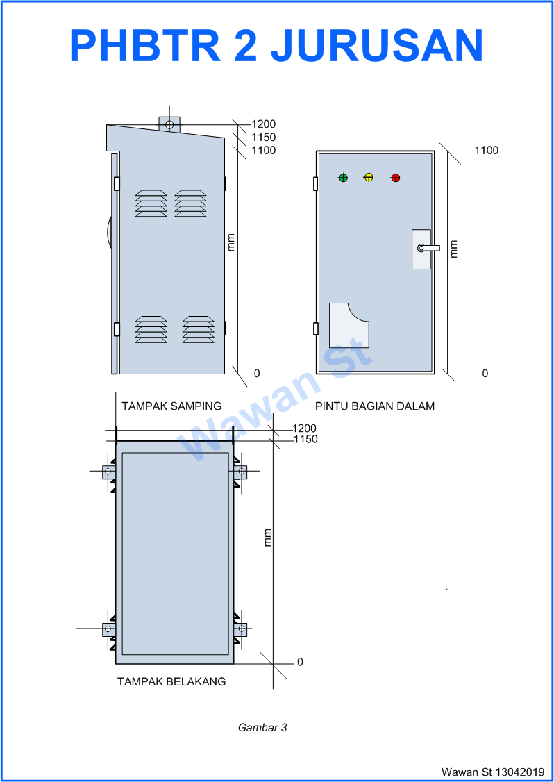 CHANNEL 9: GAMBAR TEKNIK PHBTR DUA JURUSAN