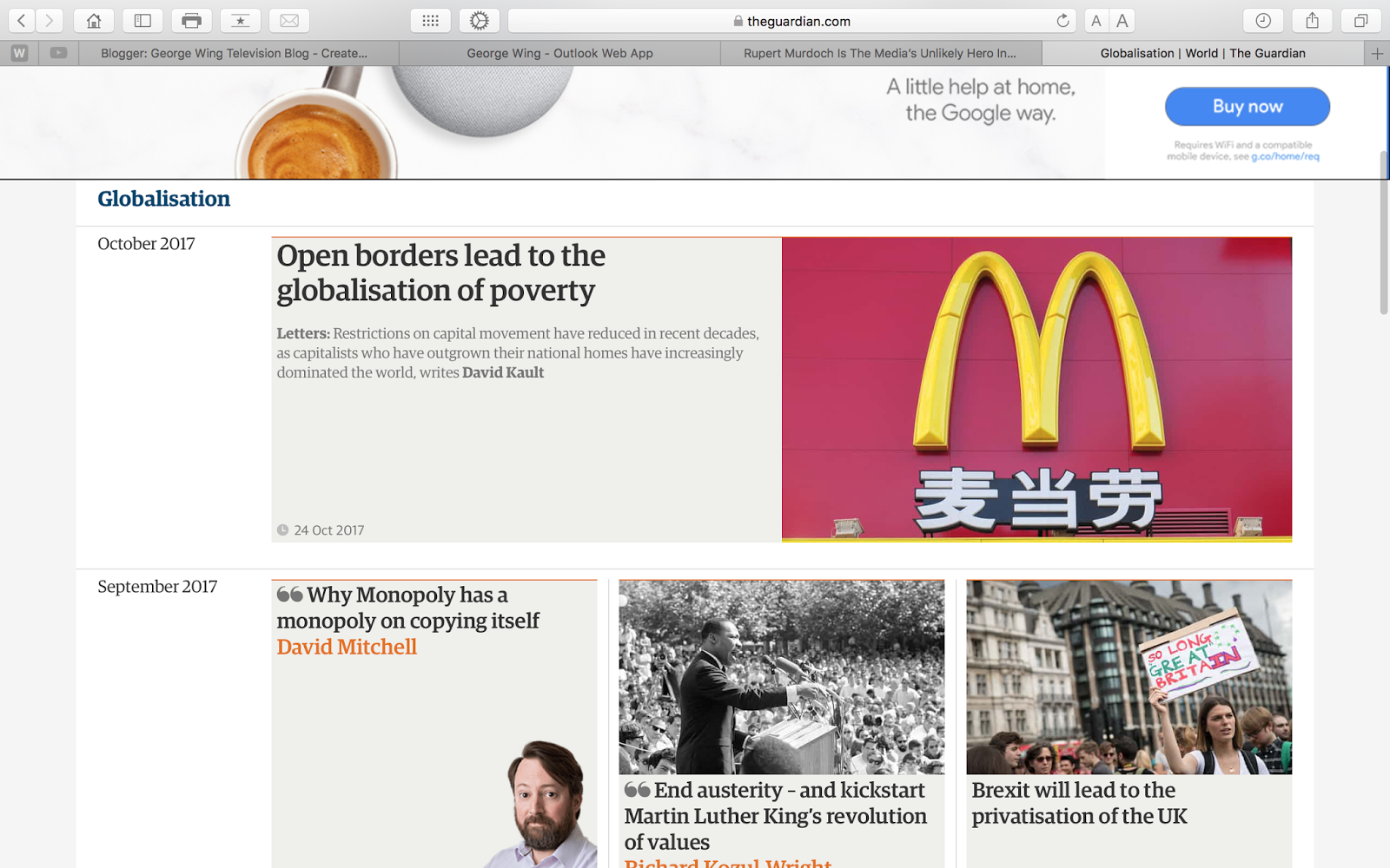 Critical Perspectives: Globalisation