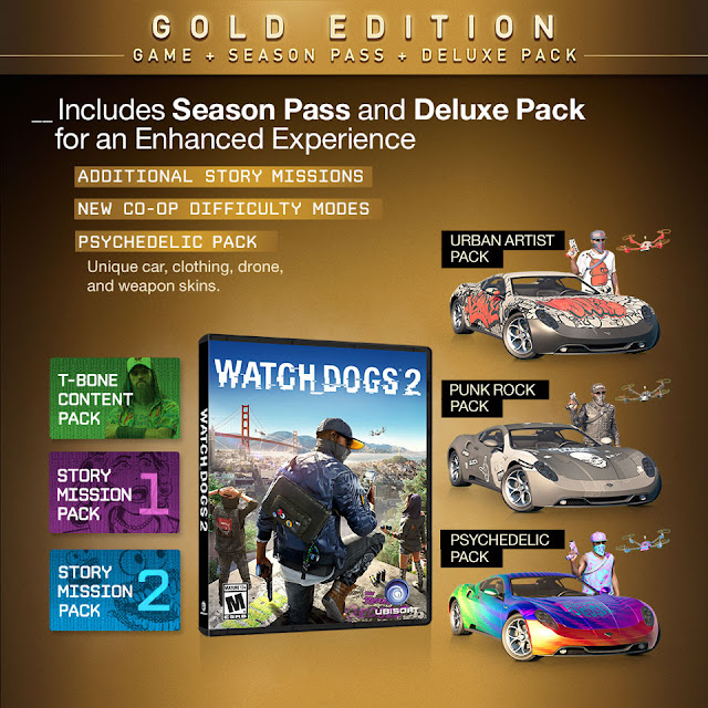Watch Dogs 2 PC Gold Edition Inc All DLC's (16.9 GB) Multi9 | RB