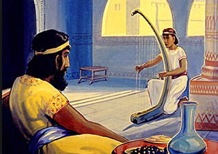 KING SAUL WAS TORMENTED BY AN EVIL SPIRIT