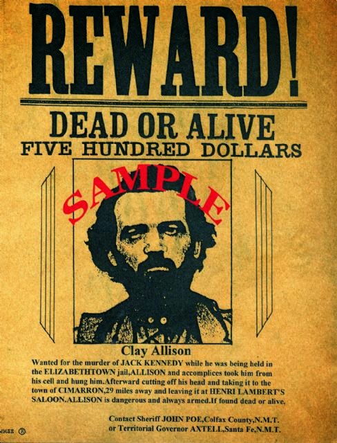 ismaelitasyfilisteos: COWBOYS Y OUTLAWS II. CLAY ALLISON