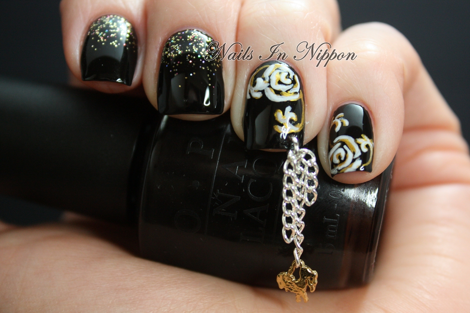 Nails In Nippon: Roses with Chains