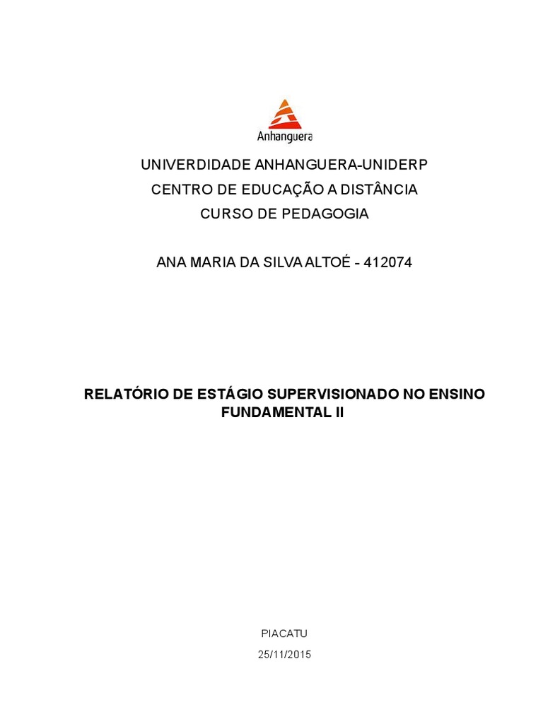 relatorio de estagio ensino fundamental 3° ano - wood scribd braxin relatorio de estagio ensino fundamental 3° ano - wood scribd braxin
