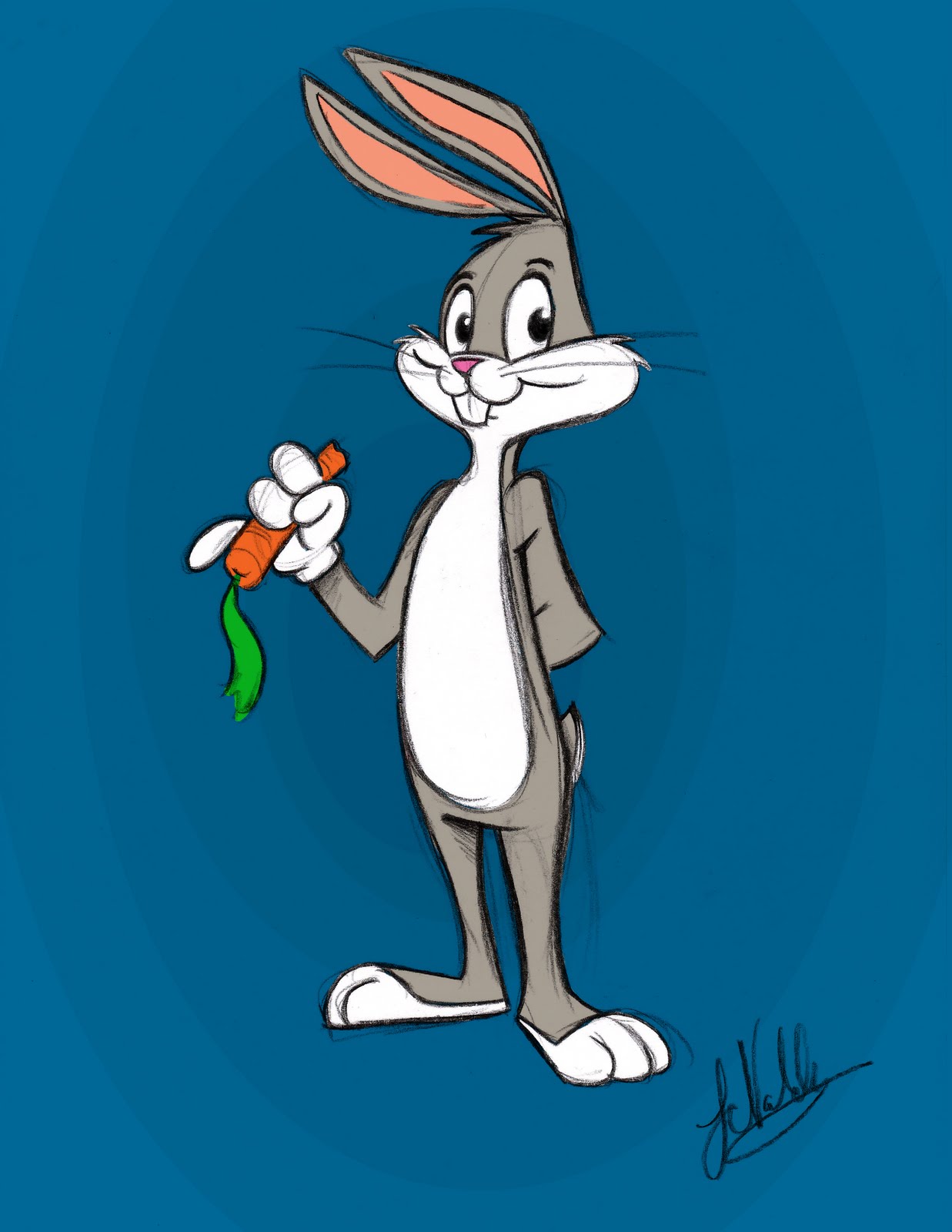 JC Valdez's Art and Animation Blog: My Version of Bugs Bunny