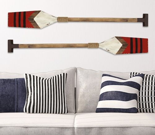 Decorative Oars | Wall Decor Ideas - Coastal Decor Ideas and Interior ...