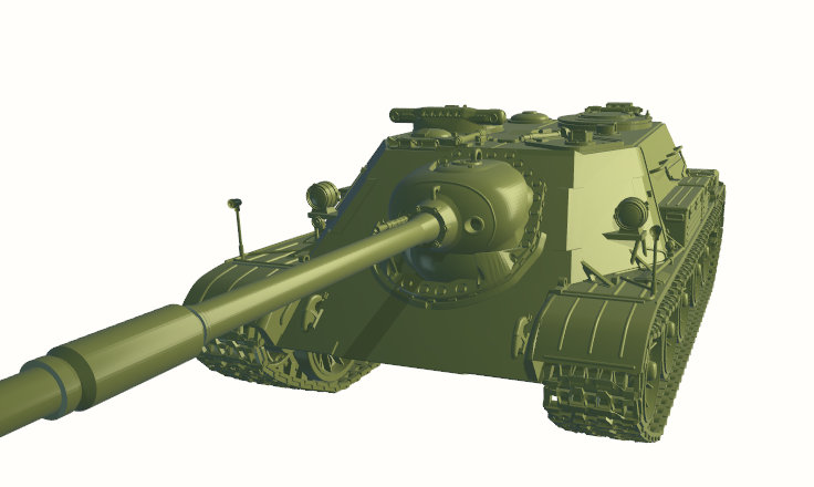 Gulumik Military Models: SU-122-54 1/72 RED TANK MINIATURE - almost ...