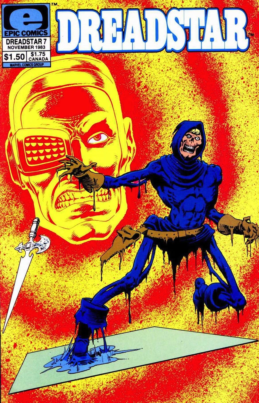 Dreadstar #7 - Jim Starlin art & cover, Bernie Wrightson art - Pencil Ink