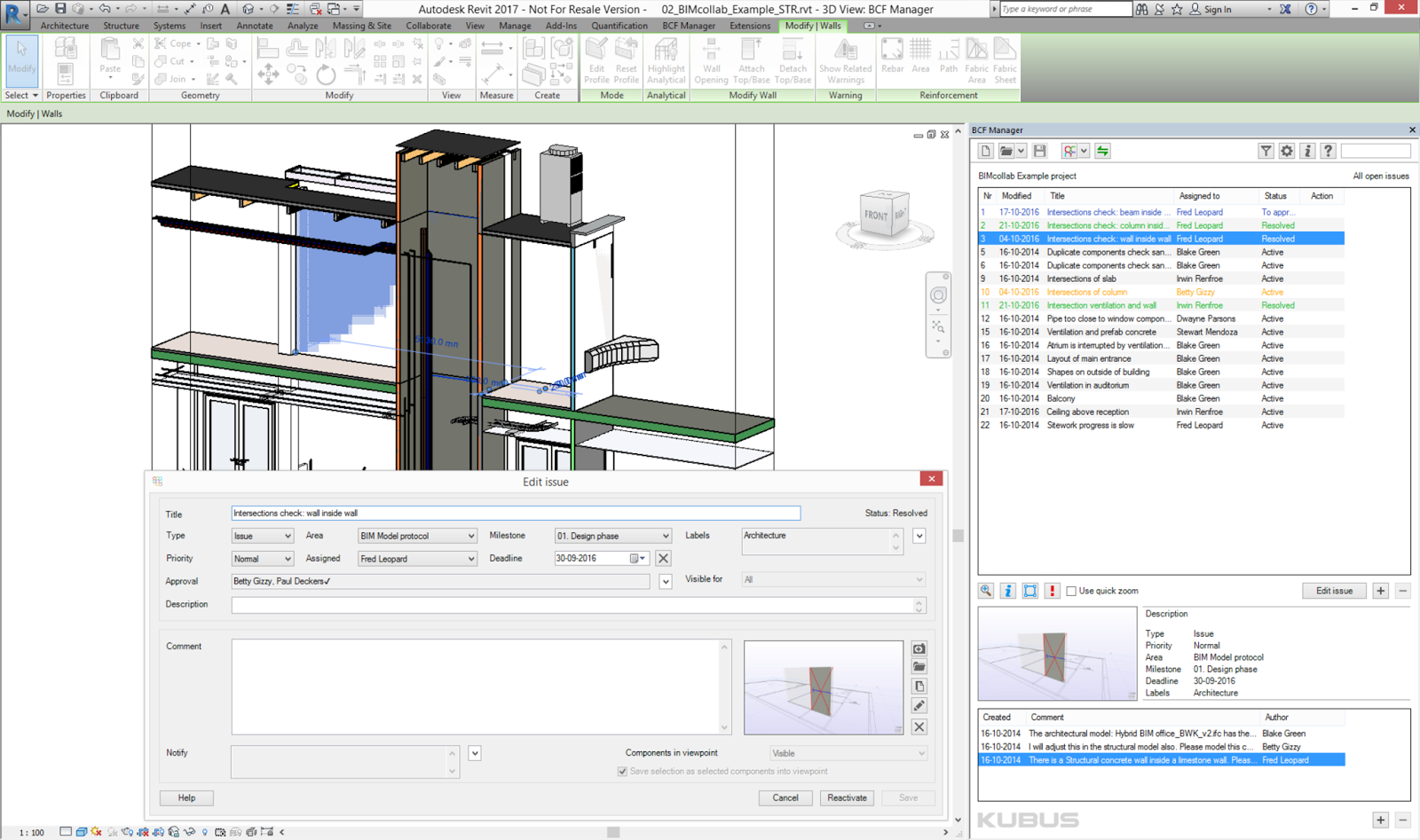 Revit Add-Ons: BIMcollab BCF Manager for Revit Version 3.1