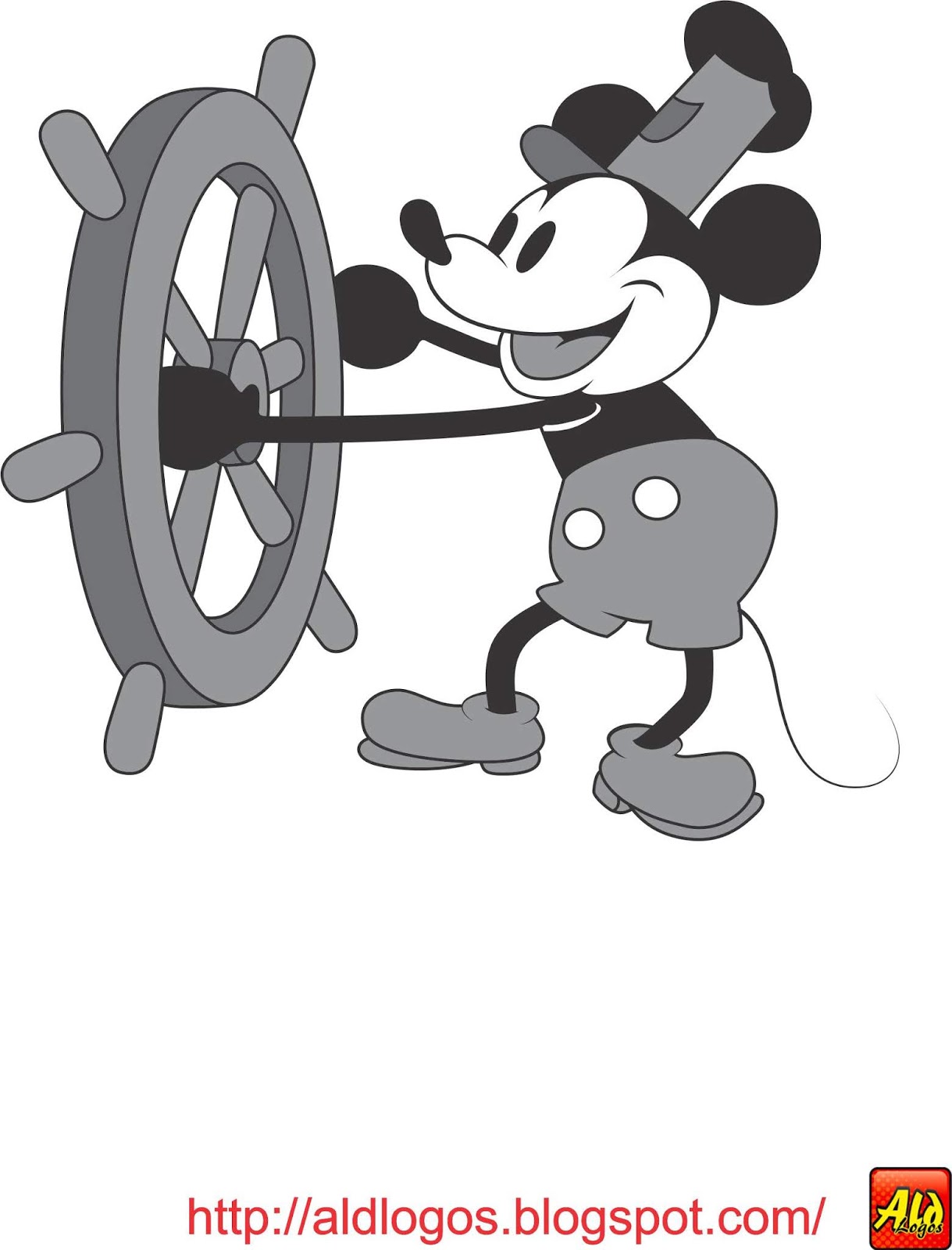 mickey mouse steamboat willie Vector - retrovectores