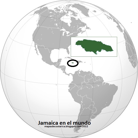 MAPAS DE: JAMAICA, America