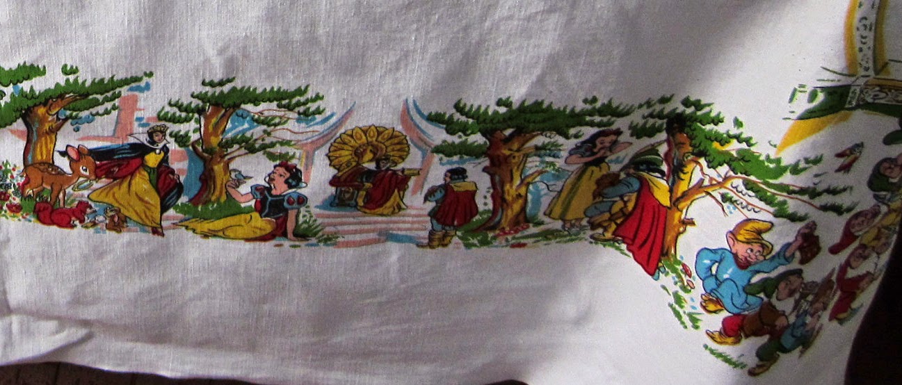 Filmic Light - Snow White Archive: 1962 Snow White Table Cloth