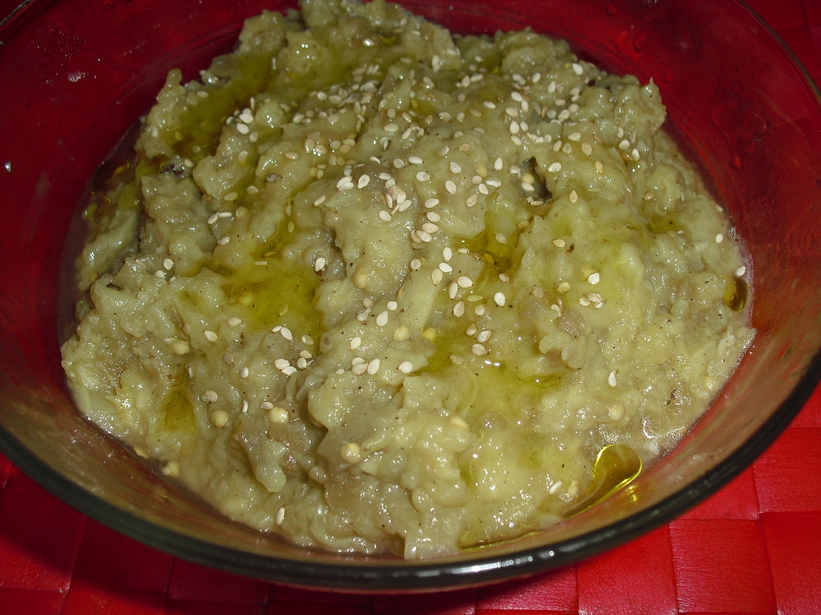 Melitzanosalata (Pure de berenjena estilo griego)