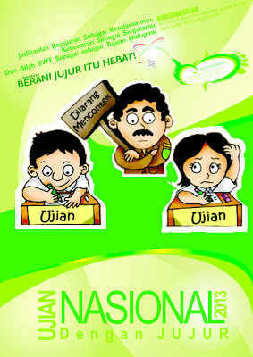 SMK TI Airlangga Samarinda: Nominator Design Poster Tema : "Ujian Jujur ...