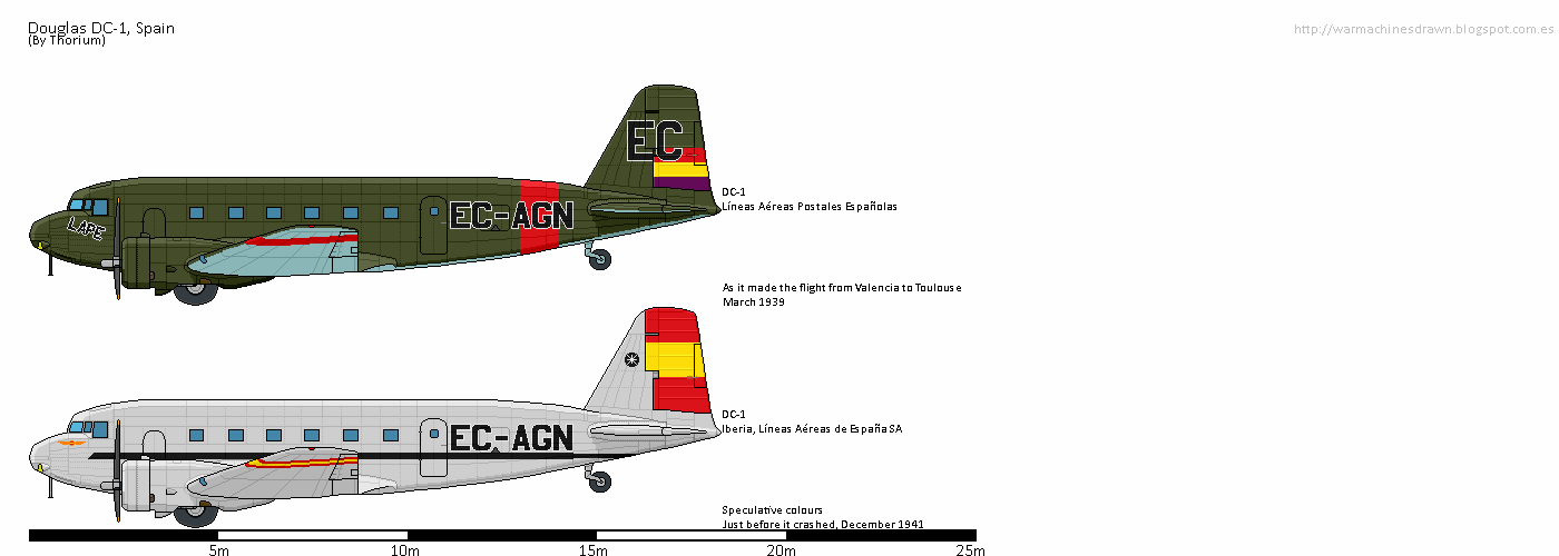 War Machines Drawn: Douglas DC-1