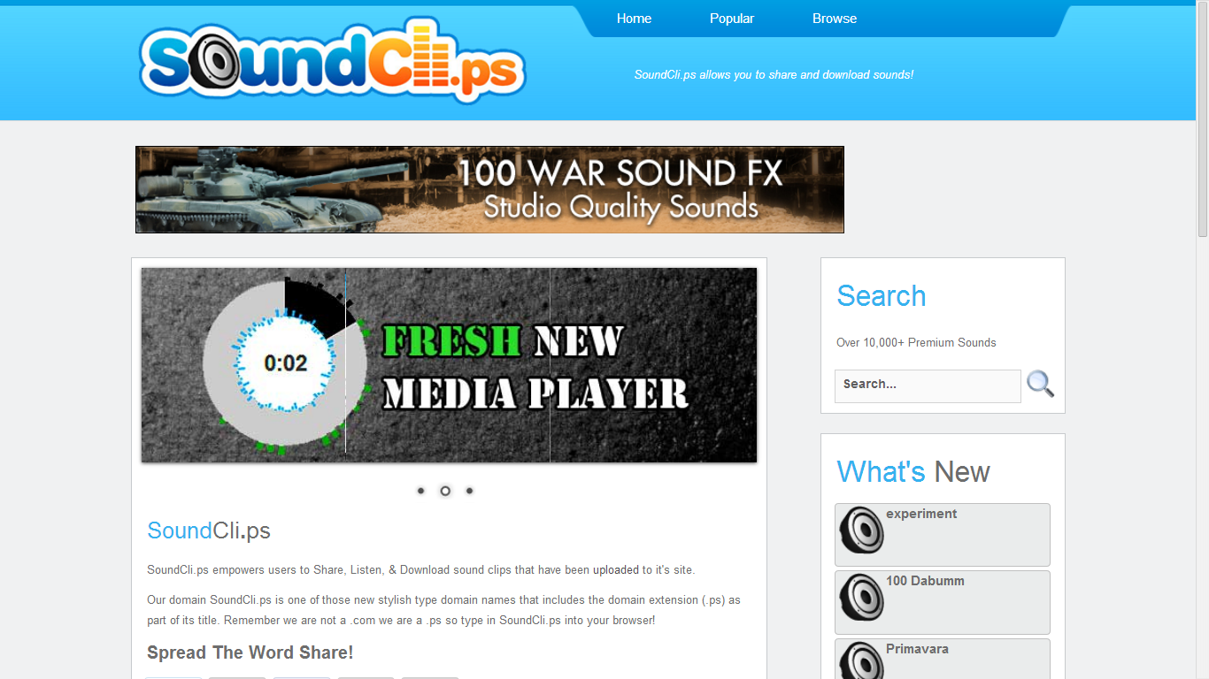 Sound Clips & Effects | SoundCli.ps