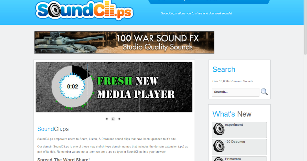 Sound Clips & Effects | SoundCli.ps