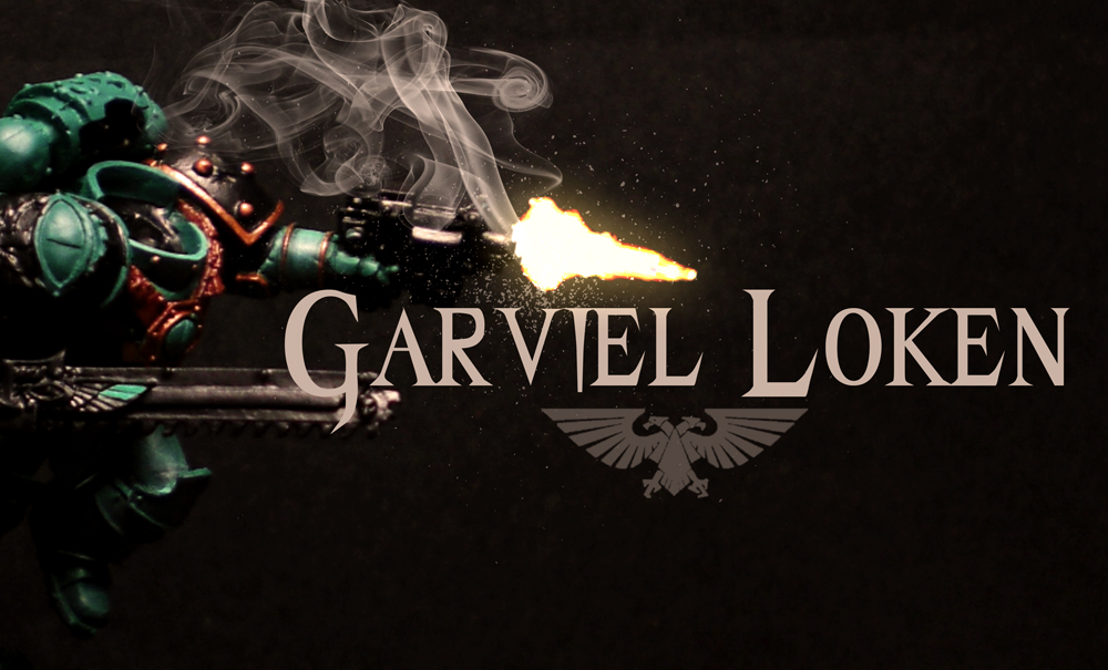 Drew ink and painting: incoming Garviel Loken