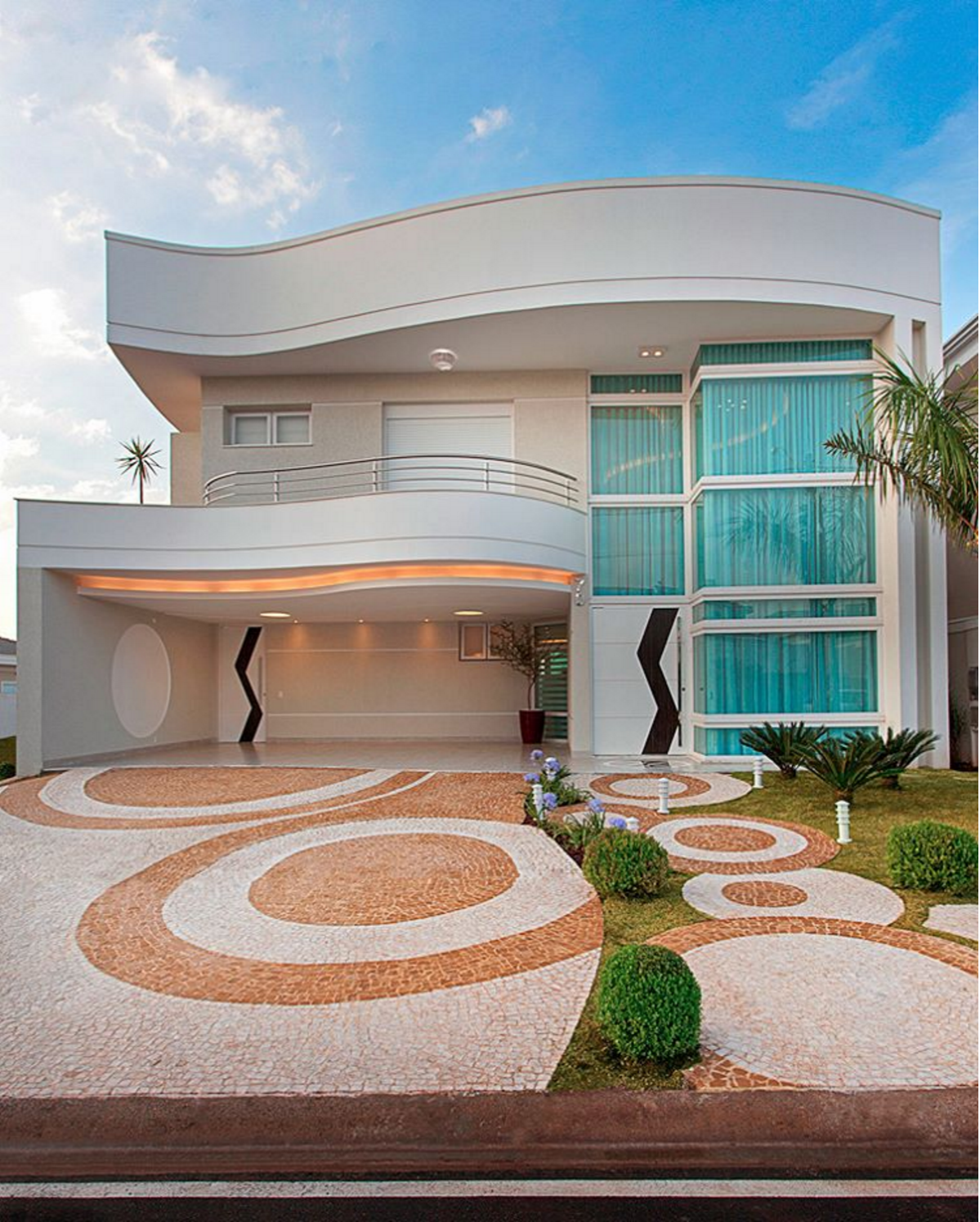 101 planos: El diseño de una Casa con líneas curvas