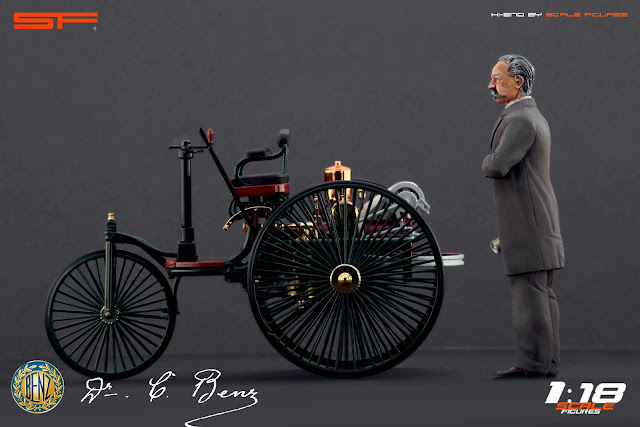ScaleFigures: Carl benz 1:18