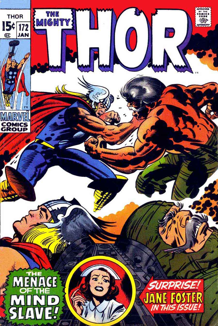 Thor #172 - Jack Kirby art & cover - Pencil Ink