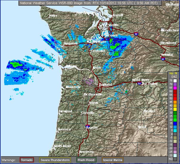 Cliff Mass Weather Blog: Extraordinary Radar Image