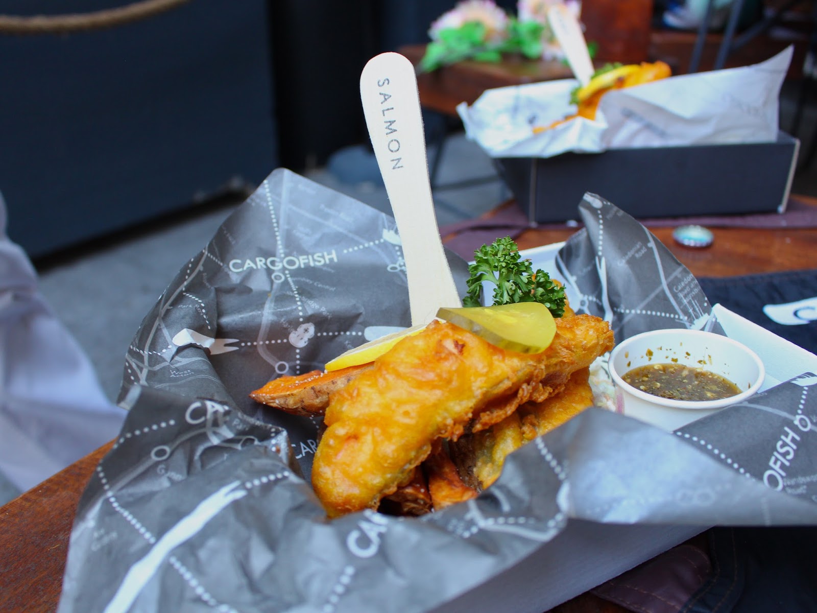 Great Fish and Chips at Cargofish - Gastronomida