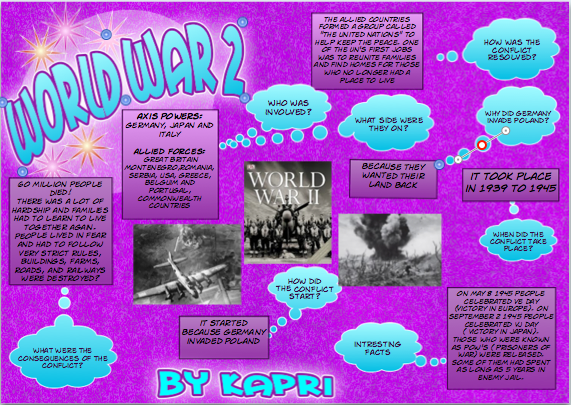 Kapri: Comic Life Presentation: World War 2