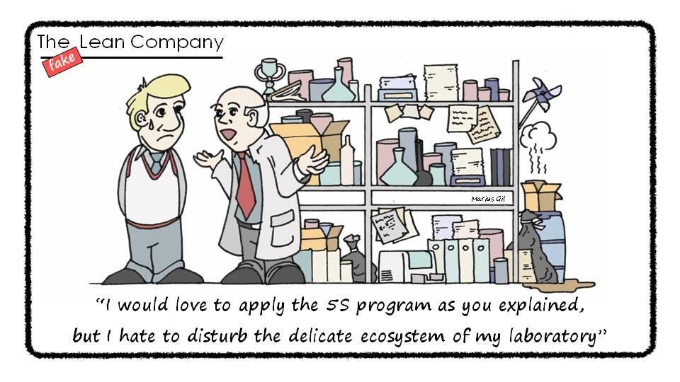 LEAN & SIX SIGMA & KAIZEN: Lean Cartoon: 5S vs. Delicate Ecosystem
