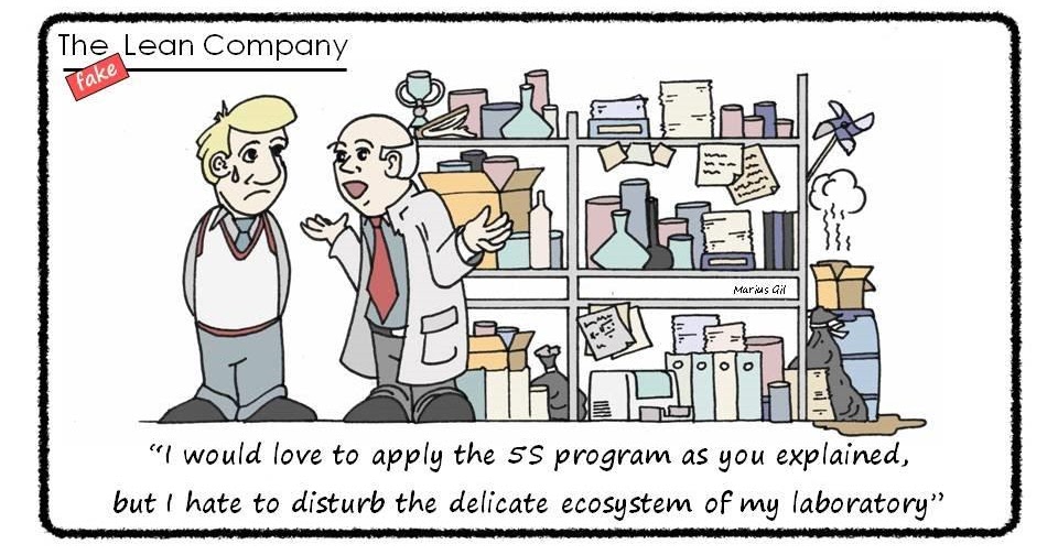 LEAN & SIX SIGMA & KAIZEN: Lean Cartoon: 5S vs. Delicate Ecosystem