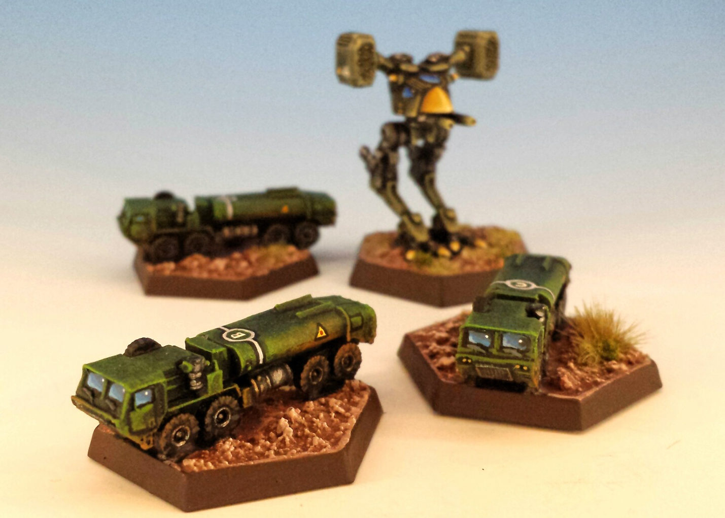 Oldenhammer in Toronto: Painted Battletech Infantry and Ground Forces