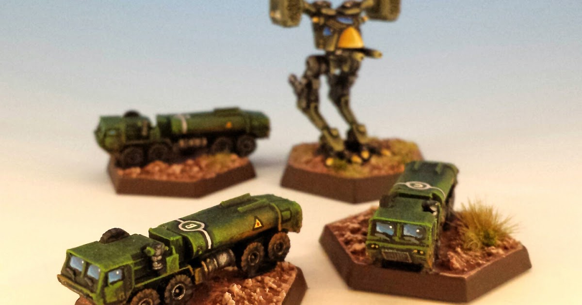 Oldenhammer in Toronto: Painted Battletech Infantry and Ground Forces
